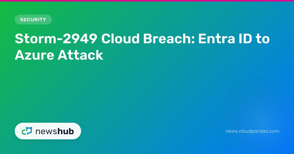 Storm-2949 Cloud Breach: Entra ID to Azure Attack | newshub